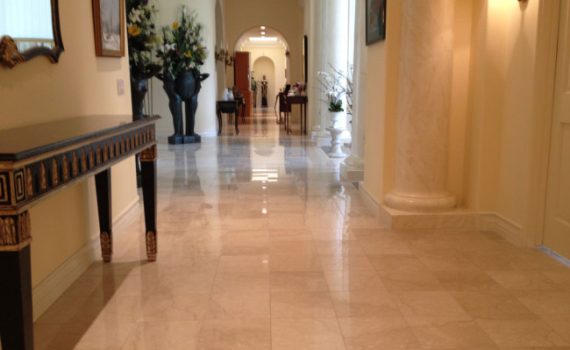 Restored Marble Floor | Excel Stone and Tile Care